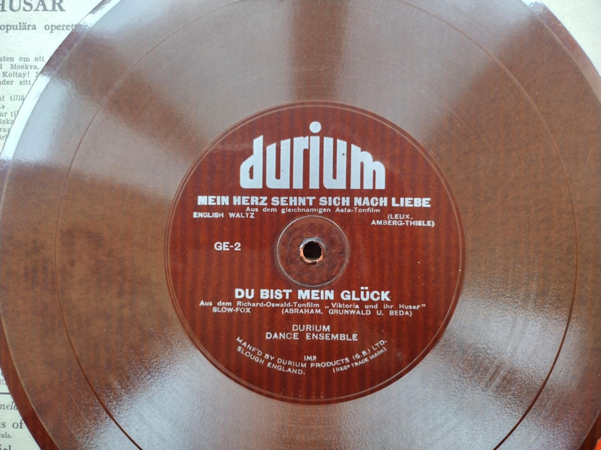 Veckans vax: ”Durium-orkestern” - Opulens